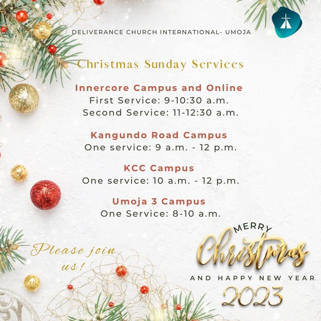 Announcements – Deliverance Church International – Umoja